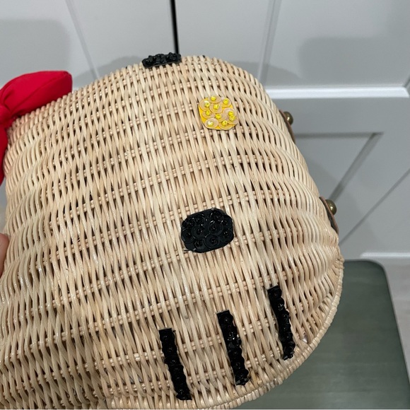 Hello Kitty | Bags | Brand New Hello Kitty Rattan Straw Bag With Strap ...